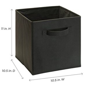 ClosetMaid 3784 Cubeicals Fabric Drawer, Black, 2-Pack