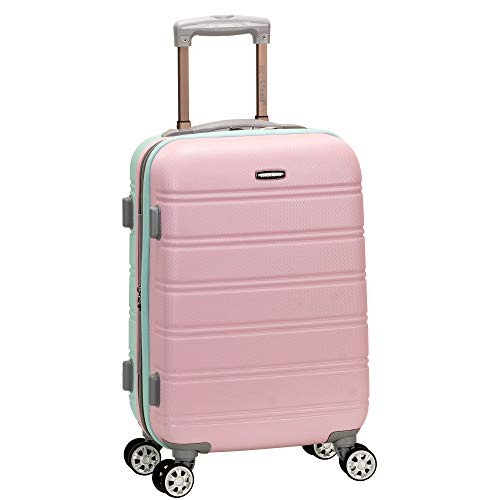 Rockland Melbourne Hardside Expandable Spinner Wheel Luggage, Mint, Carry-On 20-Inch