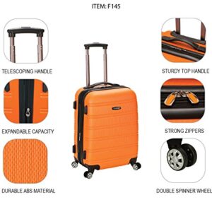 Rockland Melbourne Hardside Expandable Spinner Wheel Luggage, Mint, Carry-On 20-Inch