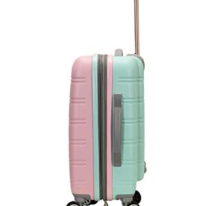 Rockland Melbourne Hardside Expandable Spinner Wheel Luggage, Mint, Carry-On 20-Inch