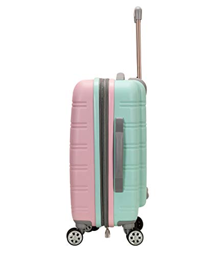 Rockland Melbourne Hardside Expandable Spinner Wheel Luggage, Mint, Carry-On 20-Inch