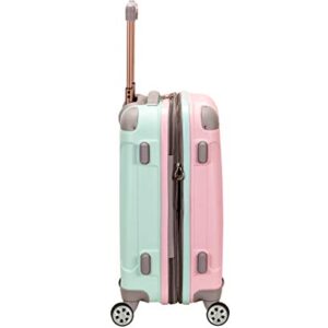 Rockland Melbourne Hardside Expandable Spinner Wheel Luggage, Mint, Carry-On 20-Inch