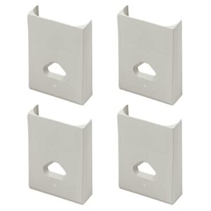 metro mq9985 metromax q industrial plastic shelving wedges, bag of 4