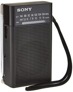 sony icfp26 portable am/fm radio,black