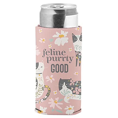 Karma Slim Can Cooler, One Size, Cat