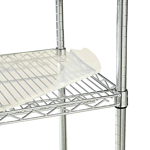 Alera SW59SL3624 Shelf Liners for Wire Shelving, Clear Plastic, 36w X 24d, 4/Pack