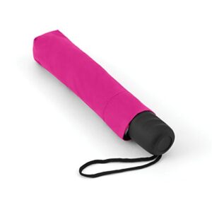 shedrain umbrellas rain essentials manual compact, hot pink, one size