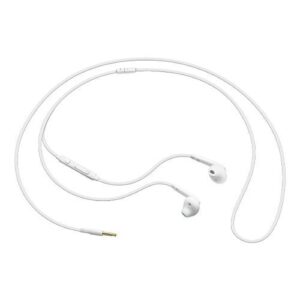 SAMSUNG (2 Pack) OEM Wired 3.5mm White Headset with Microphone, Volume Control, and Call Answer End Button [EO-EG920BW] for SAMSUNG Galaxy S6 Edge+ / S5, Galaxy Note 5/4 / Edge (Bulk Packaging)