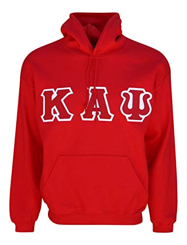 Mega Greek Mens Kappa Alpha Psi Hooded Sweatshirt Medium Red