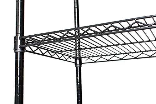 18" Deep x 30" Wide Individual Black Wire Shelf