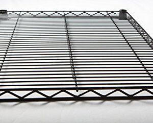 18" Deep x 30" Wide Individual Black Wire Shelf