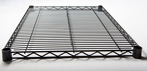 18" Deep x 30" Wide Individual Black Wire Shelf