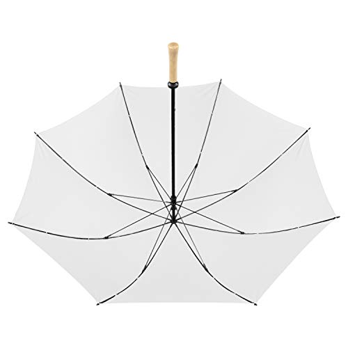 StrombergBrand Hole In One Golf Umbrella White Large Golf Umbrella For Men And Women, Golf Umbrellas For Rain - 2 Person Umbrella Windproof, Golf Umbrella With Compact Closed Design