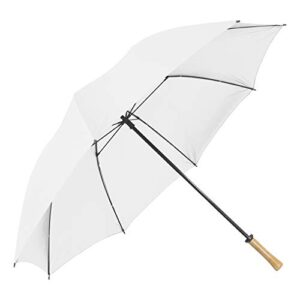 StrombergBrand Hole In One Golf Umbrella White Large Golf Umbrella For Men And Women, Golf Umbrellas For Rain - 2 Person Umbrella Windproof, Golf Umbrella With Compact Closed Design