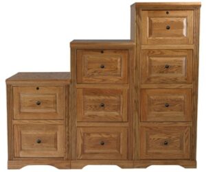 eagle oak ridge 4 drawer file cabinet, unfinished