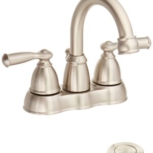 Moen WS84913SRN Banbury Handle Hi Bath Faucet, Pack of 1, Spot Resist Brushed Nickel