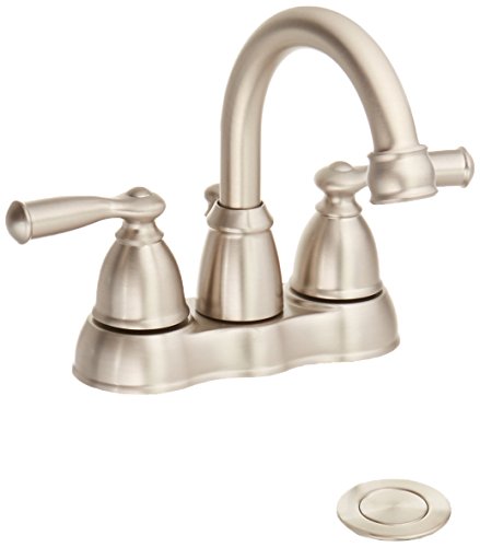 Moen WS84913SRN Banbury Handle Hi Bath Faucet, Pack of 1, Spot Resist Brushed Nickel