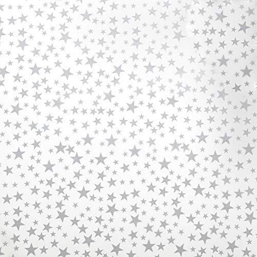 Silver Stars Tissue Paper - 20in. x 30in. - 20 Sheets