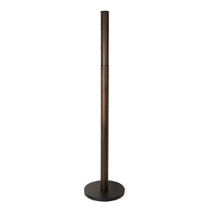 Umbra Flapper Coat Rack, Clothing Hanger, Umbrella Holder, and Hat Organizer, for Entryway, W400×D400×H1650mm, Walnut