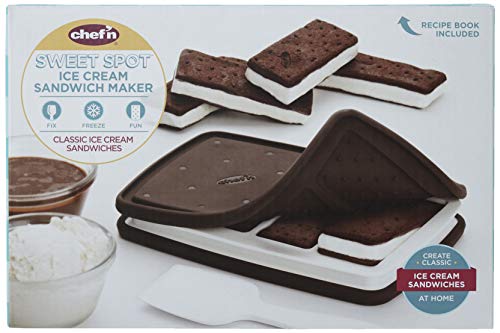 Chef'n Sweet Spot Ice Cream Sandwich Maker, Large, Black