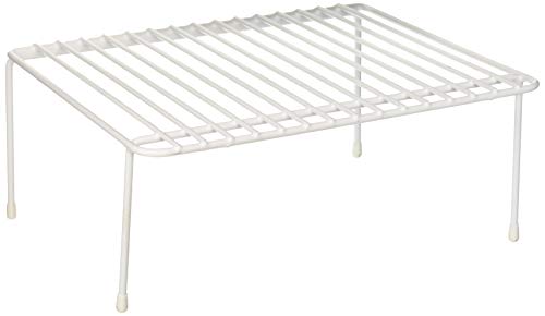 Home Basics Heavy Weight Kitchen Helper Shelf, Small, White