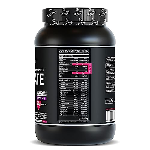 SASCHA FITNESS Hydrolyzed Whey Protein Isolate,100% Grass-Fed (2 Pound,Chocolate)