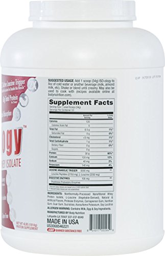 Body Nutrition ISO-Ology Vanilla Leucine-Enhanced Whey Isolate 4 LB