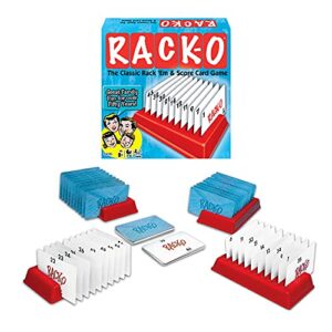 winning moves rack-o, retro package card game