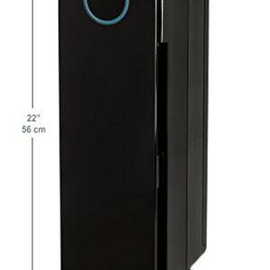 Germ Guardian Air Purifier for Homes with Pets, H13 Pet HEPA Filter, Removes Pet Dander, Dust, Allergens, Smoke, Pollen, Odors, Mold, UV-C Light Helps Kill Germs, 22 Inch, Black, AC4300BPTCA