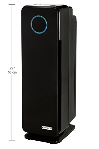 Germ Guardian Air Purifier for Homes with Pets, H13 Pet HEPA Filter, Removes Pet Dander, Dust, Allergens, Smoke, Pollen, Odors, Mold, UV-C Light Helps Kill Germs, 22 Inch, Black, AC4300BPTCA