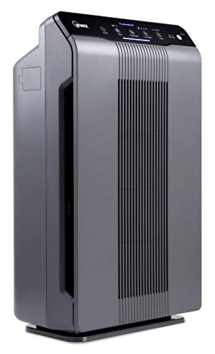 Winix 5300-2 Air Purifier with True HEPA, PlasmaWave and Odor Reducing Carbon Filter,Gray Medium