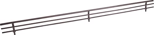 Hardware Resources SF29-ORB Wire Shoe Shelf Fence, Dark Bronze