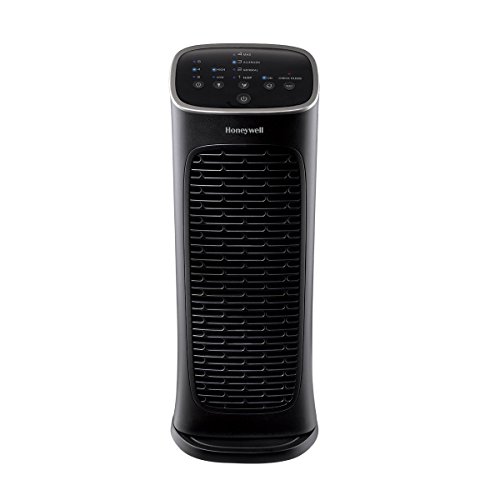 Honeywell HFD280 Compact Air Genius 4 Air Purifier with Permanent Washable Filter, Medium Rooms (150 sq. ft.), Black