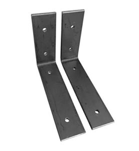 2 pack - angle shelf bracket, iron shelf brackets, metal shelf bracket, industrial shelf bracket, modern shelf bracket, shelving