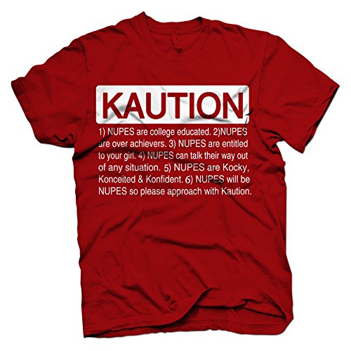 Kappa Alpha PSI Caution T-Shirt (2XL, RED)