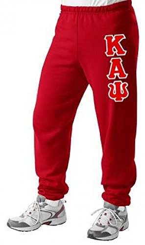 Kappa Alpha Psi Lettered Sweatpants Medium Red