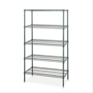 quantum wire shelving 5-shelf starter units storage rack proform 18" x 30" x 54"