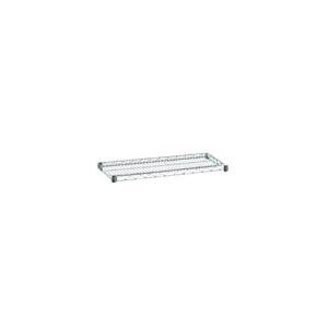 focus foodservice ff2436c chromate finish wire shelf, 24" x 36", zinc underplated wire