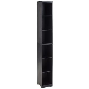 slim storage tower (black)