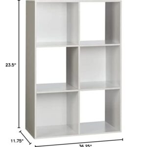 OneSpace 6-Cube Organizer, White - 50-61201