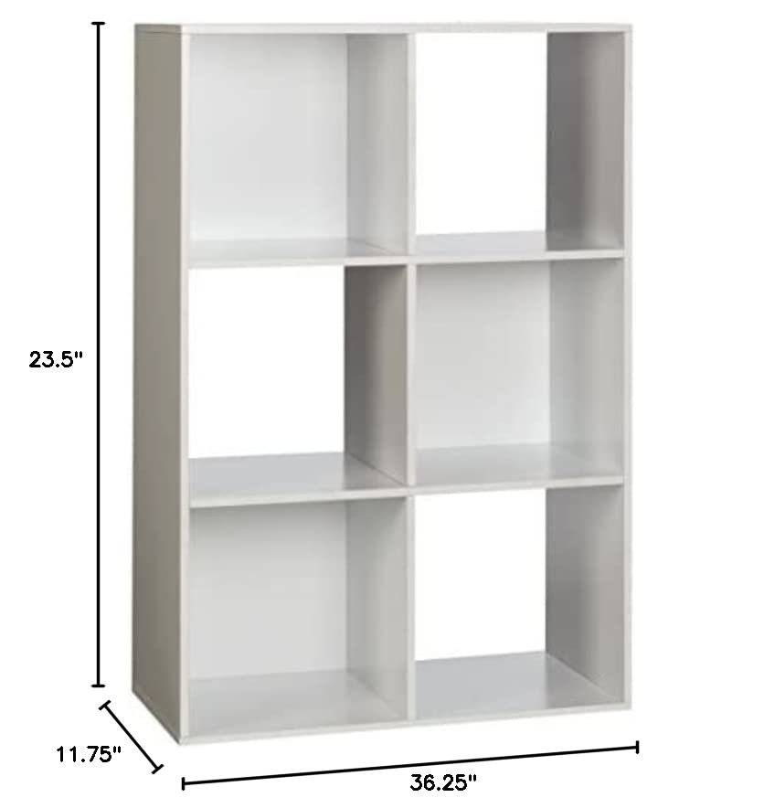 OneSpace 6-Cube Organizer, White - 50-61201