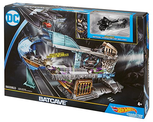 Hot Wheels and DC Universe Team Up to Fight Crime for 48 months to 120 months, with the Ultimate Batcave Playset! [Amazon Exclusive]