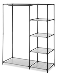 whitmor spacemaker wardrobe with 5 shelves