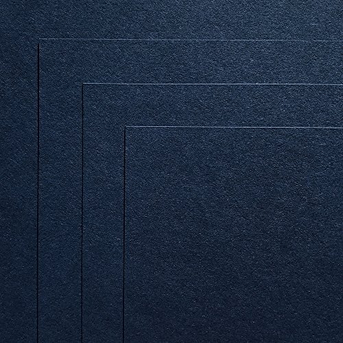 NIGHTSHIFT BLUE/DARK BLUE Cardstock Paper - 8.5 x 11 inch 100 lb. Cover - 25 Sheets from Cardstock Warehouse