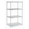 Chrome Wire Shelving, 30"W X 24"D x 54"H