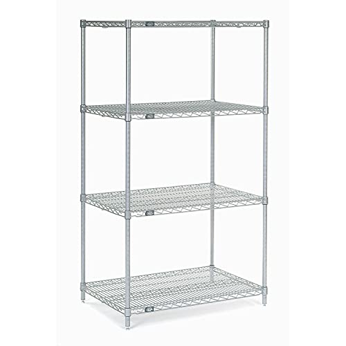 Chrome Wire Shelving, 30"W X 24"D x 54"H