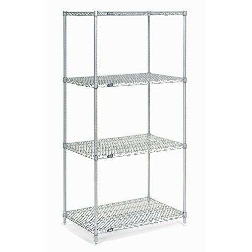 Chrome Wire Shelving, 36"W X 14"D x 86"H