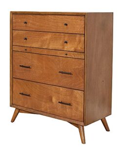 alpine furniture flynn chest, 38" w x 18" d x 43" h, acorn