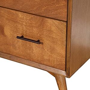 Alpine Furniture Flynn Chest, 38" W x 18" D x 43" H, Acorn