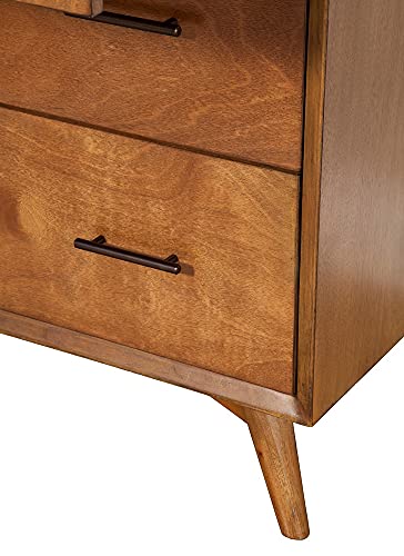 Alpine Furniture Flynn Chest, 38" W x 18" D x 43" H, Acorn